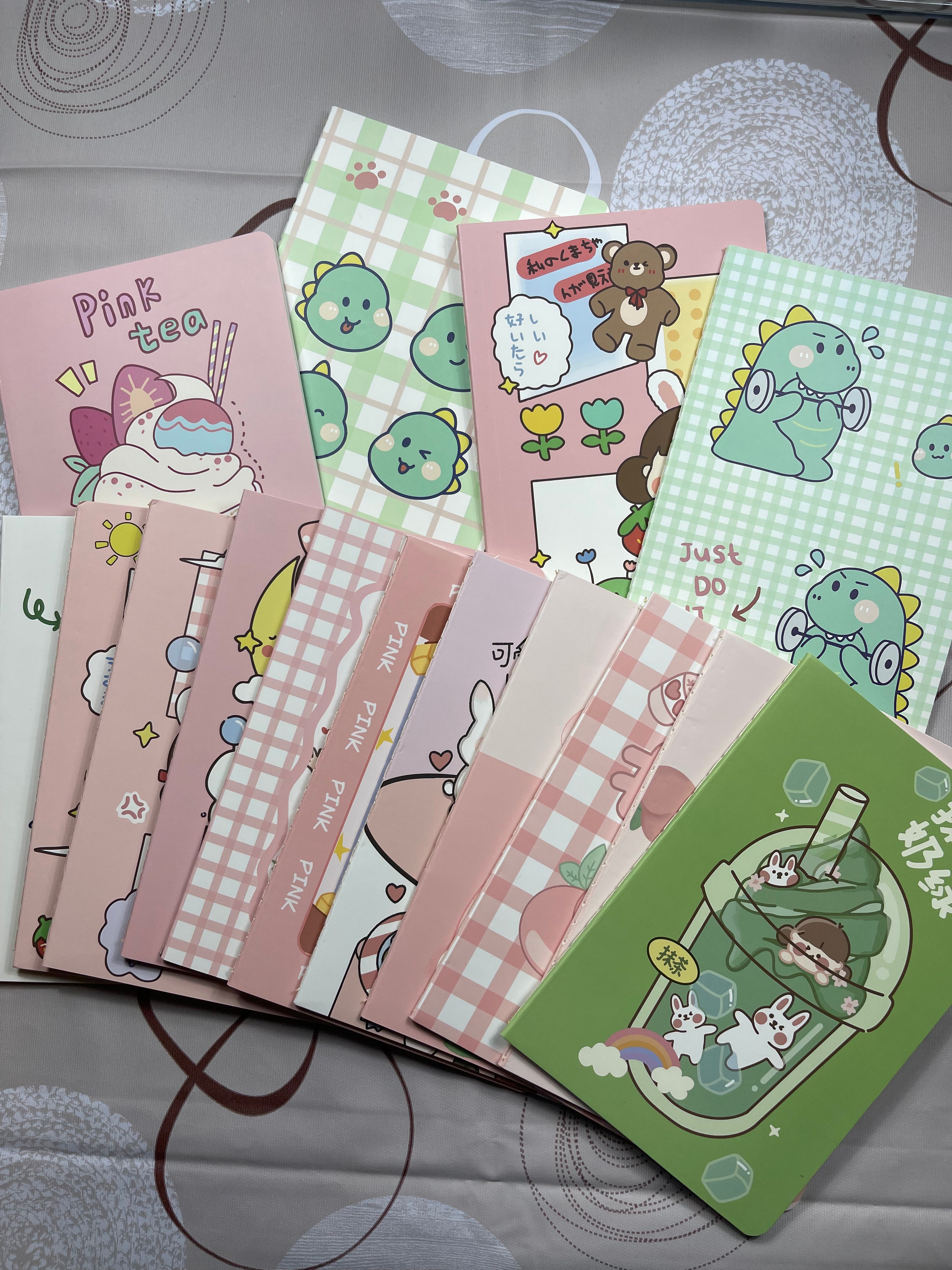 [3 PIECES] Cute Stitched Binding A5 Notebooks – Allie Reese Cute Things